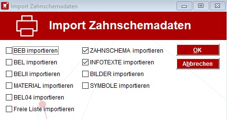 Importieren | DENTAplus Wiki